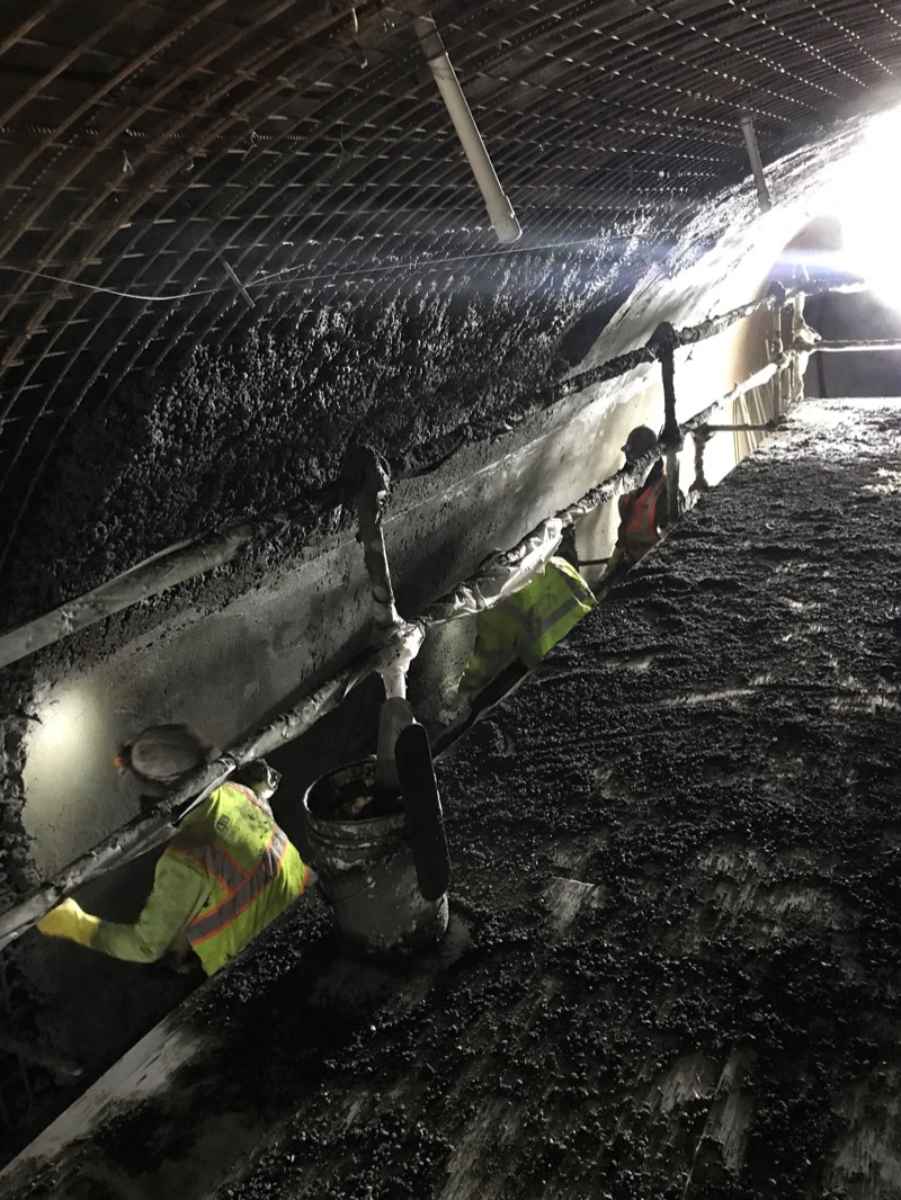 Túnel Poe: Shotcrete para desafíos logísticos - Hormigón al Día
