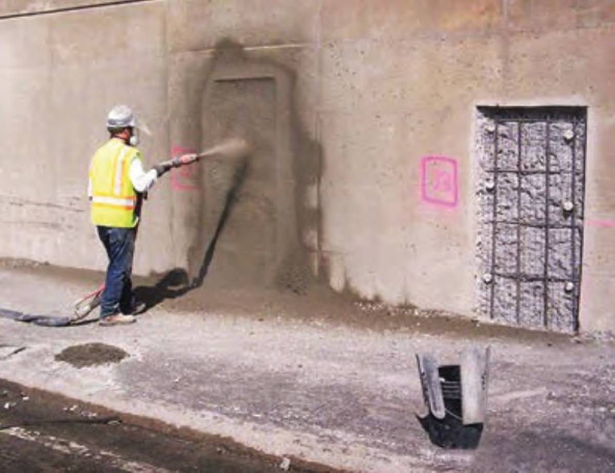 El uso de shotcrete para la reparación de elementos estructurales de ...