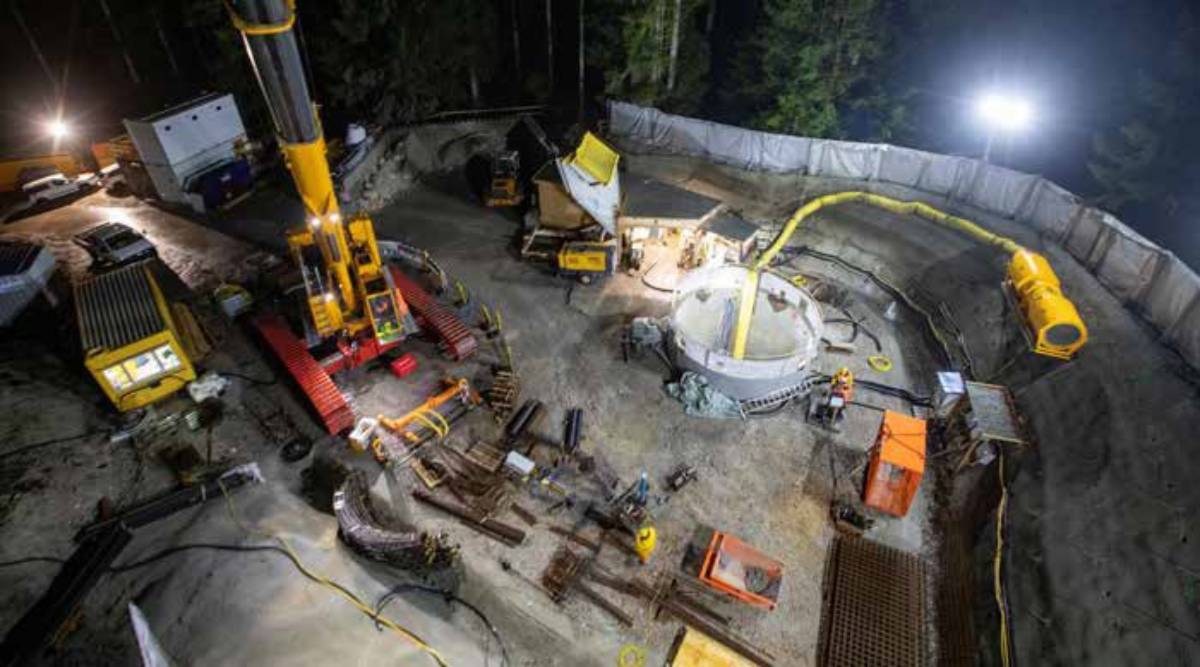 Aplicación de shotcrete en shafts: Preparación y construcción de obra ...