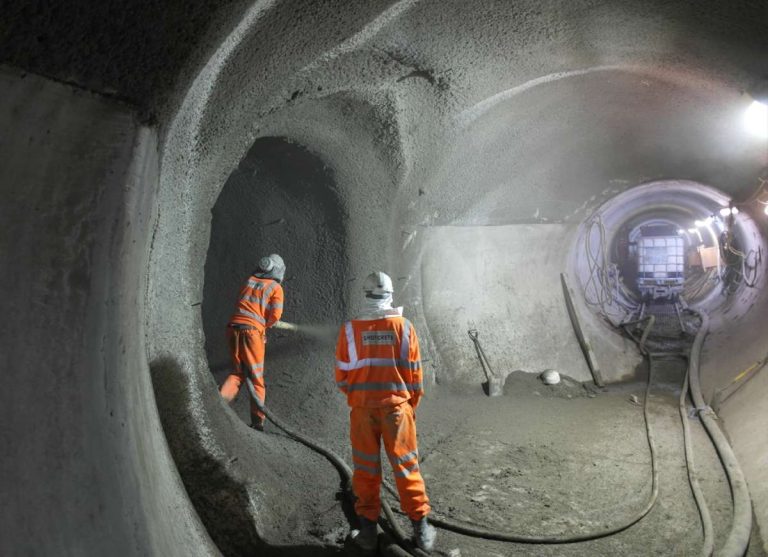 Aplicación de shotcrete en shafts: Preparación y construcción de obra ...