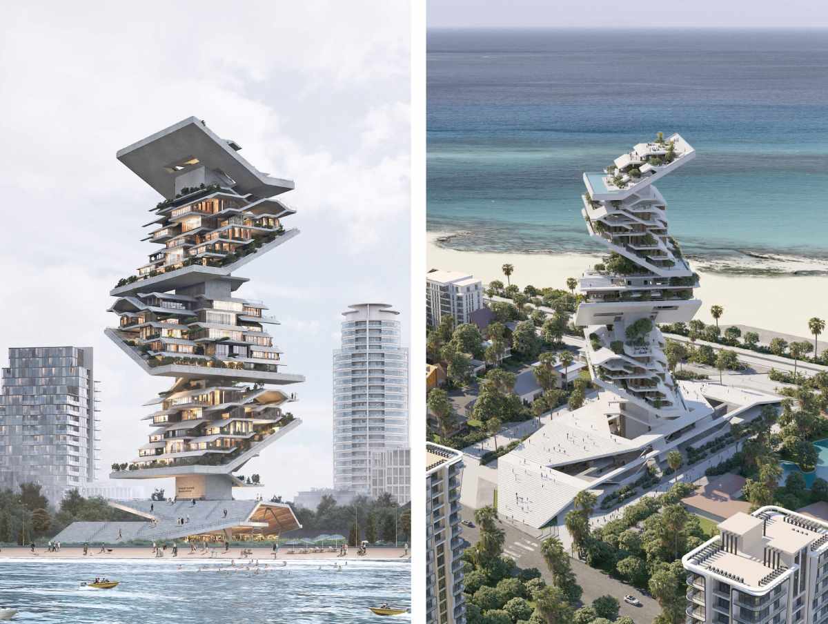 Shoupé Tower: Un “barrio vertical” de hormigón integrado al cotidiano ...
